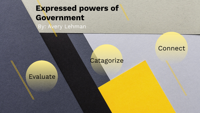 Expressed Powers of Congress by Avery Lehman on Prezi