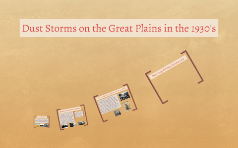 Dust Storms on the Great Plains in the 1930's by noah cottmeyer on Prezi