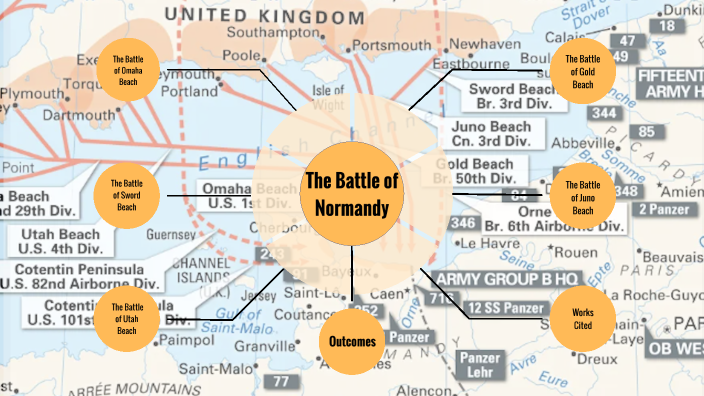 World War II Battle Map - Normandy by Dash Doubleday on Prezi