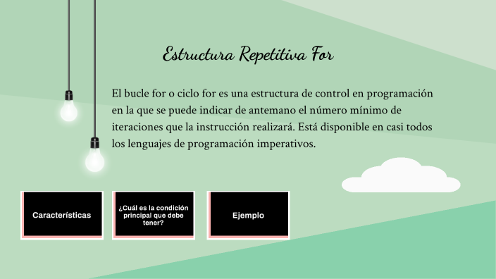 Estructura Repetitiva For by Roxanna Fuentes on Prezi