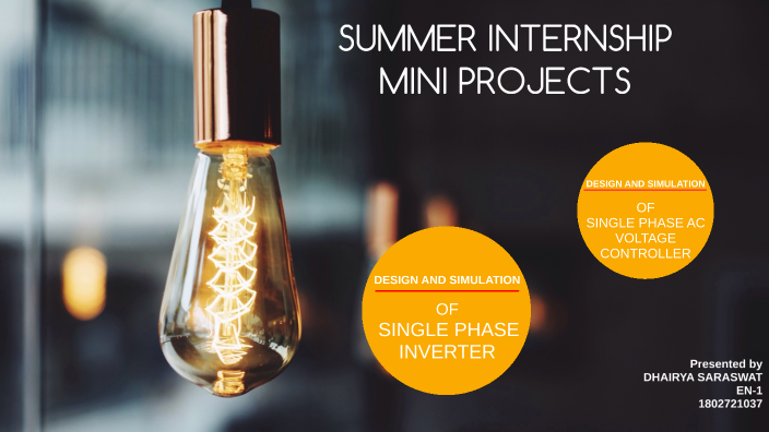 Mini Project Internship by Dhairya Saraswat on Prezi