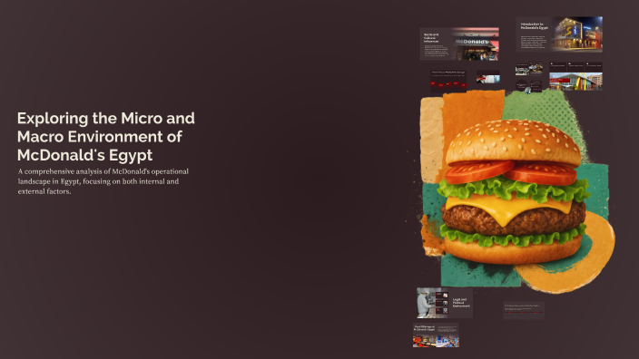 Exploring the Micro and Macro Environment of McDonald's Egypt by malak ...