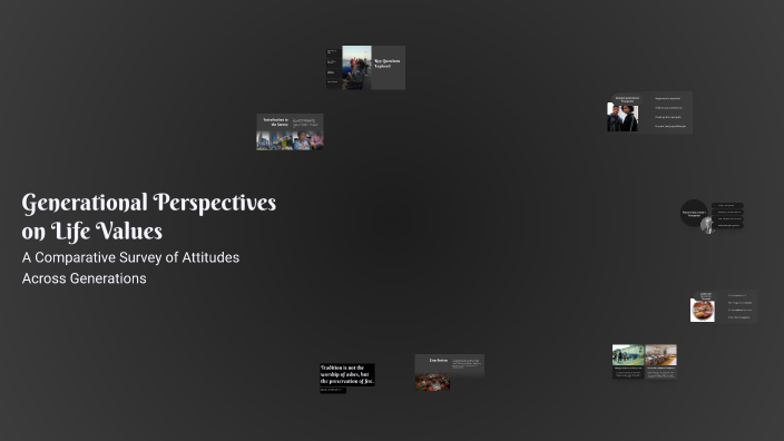 Generational Perspectives on Life Values by Đạt Đạt on Prezi