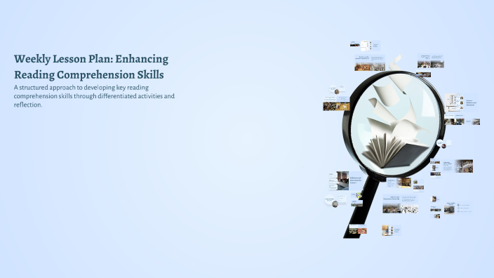 Weekly Lesson Plan: Enhancing Reading Comprehension Skills by Lees ...