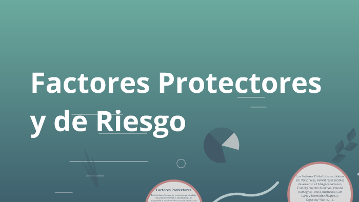Factores Protectores y de Riesgo by Macarena Crespo on Prezi