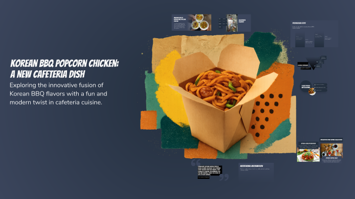 Korean BBQ Popcorn Chicken: A New Cafeteria Dish by Max Viale on Prezi