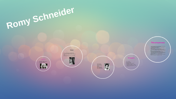 Romy Schneider by amandine relion on Prezi