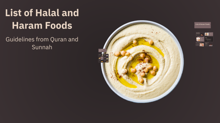 List of Halal and Haram Foods by Iqra Raja on Prezi