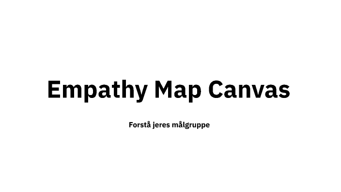 Empathy Canvas Map by Sebastian Timmermann on Prezi
