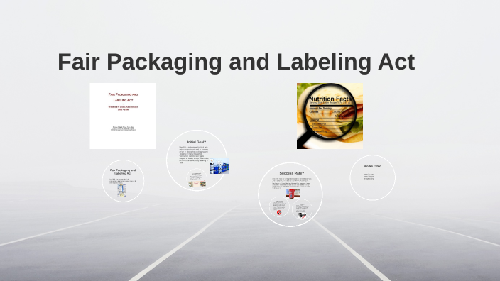 Fair Packaging and Labeling Act 2 by on Prezi