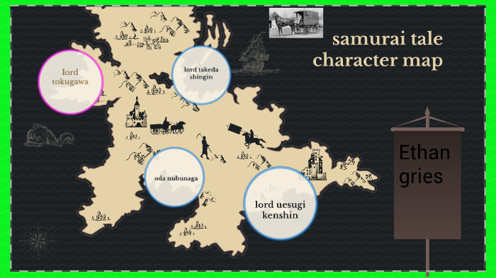 Samurai's Tale Character Map by Ethan Gries on Prezi