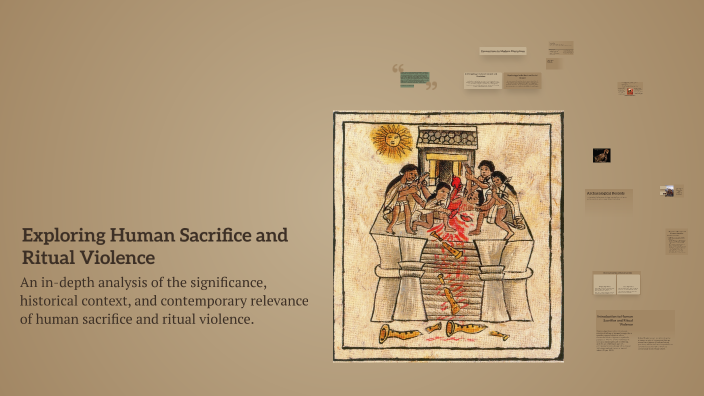 Exploring Human Sacrifice and Ritual Violence: Historical and Modern ...