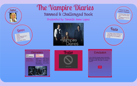 The Vampire Diaries- A Banned & Challenged Book by Danielle Anne Lopez ...