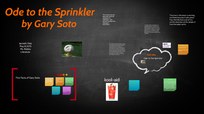 Ode To The Sprinkler by Janneth Diaz on Prezi