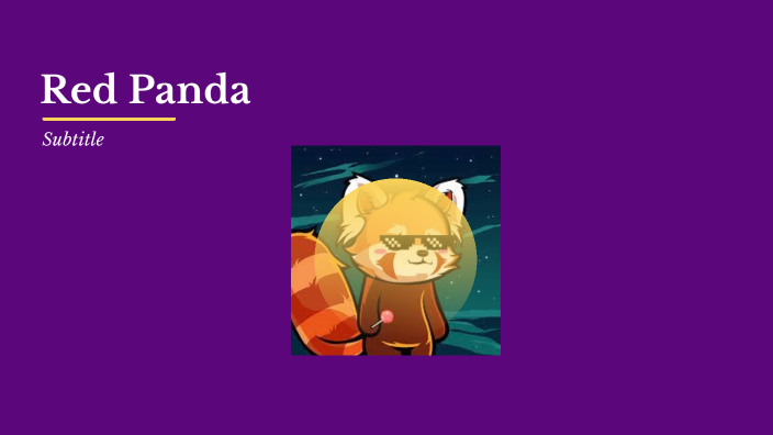 The red panda by Caden Stevenson on Prezi