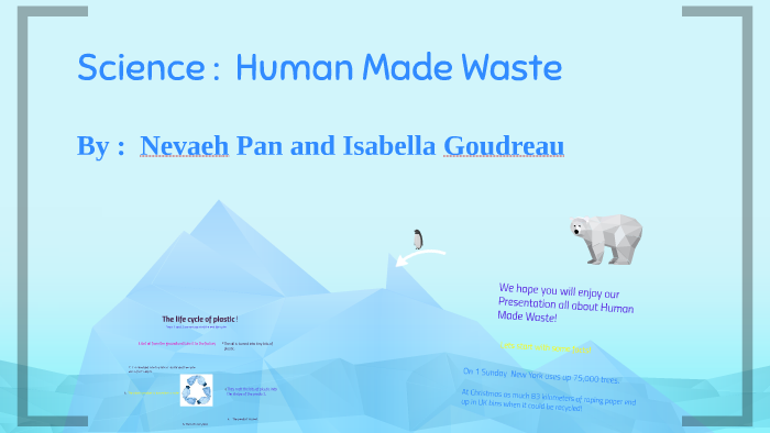 Science : Human Made Waste by N P