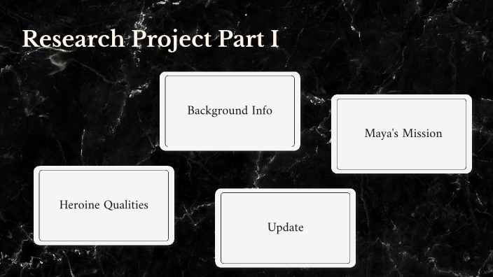 Research Project Part I by Mikayla Marcellus on Prezi