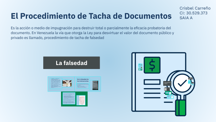 El Procedimiento de Tacha de Documentos by JOSE MORENO on Prezi