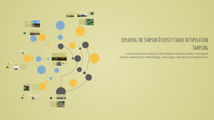 Exploring the Simpson Diversity Index in Population Sampling by autumn ...