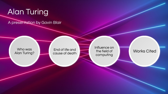 Alan Turing presentation by Gavin Blair on Prezi