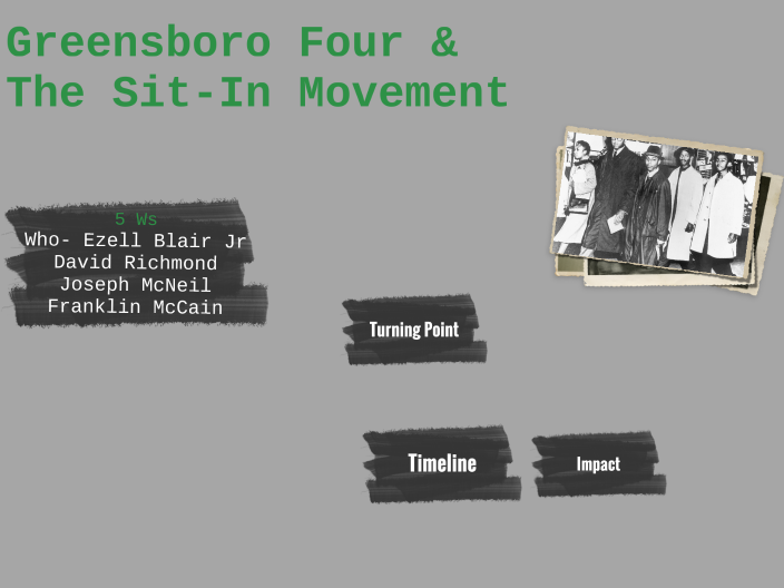 Greensboro four and the sit in movement by Kaydence Storms on Prezi