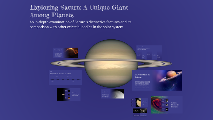 Exploring Saturn: A Unique Giant Among Planets by arzel catanyag on Prezi