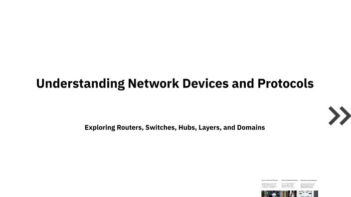 Understanding Network Devices and Protocols by Varsha Mathur on Prezi