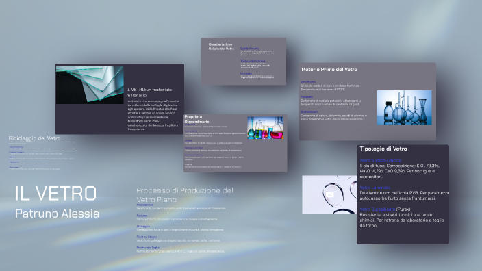 IL VETRO:un materiale millenario by alessia patruno on Prezi