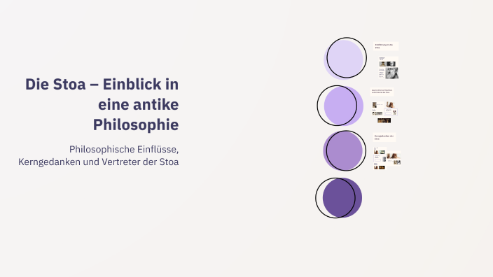 Die Stoa – Einblick in eine antike Philosophie by Leo on Prezi