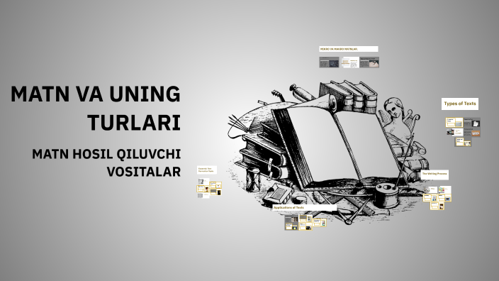 MATN VA UNING TURLARI by Fayzullo Abduqodirov on Prezi