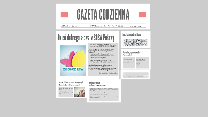 GAZETA CODZIENNA by Kama Polak on Prezi