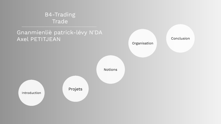 B4 - Trading by Axel PETITJEAN on Prezi