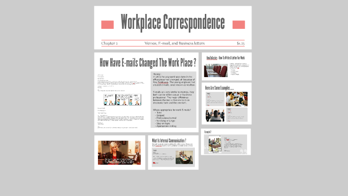 Workplace Correspondence by Estevan Victorian on Prezi