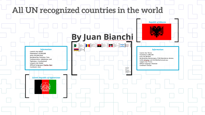 All UN recognized countries in the world by Juan Bianchi on Prezi
