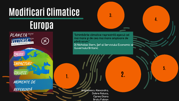 Modificari Climatice in Europa by Alexandra Anghelescu on Prezi