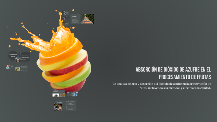 Absorción de Dióxido de Azufre en el Procesamiento de Frutas by Diego ...
