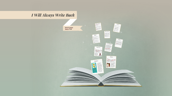 I Will Always Write Back by Mariel Cedeno on Prezi