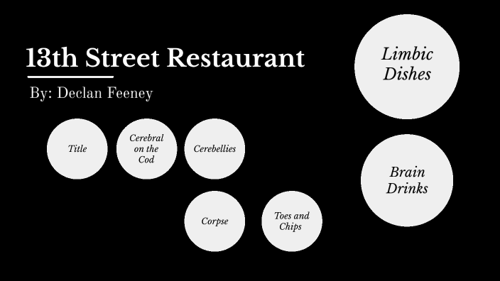 13th Street Restaurant by Declan Feeney on Prezi