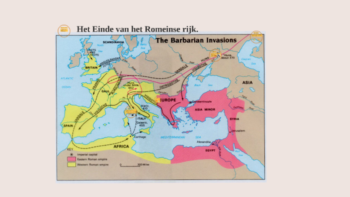 Het Einde van het Romeinse rijk. by Rikst Eringa on Prezi