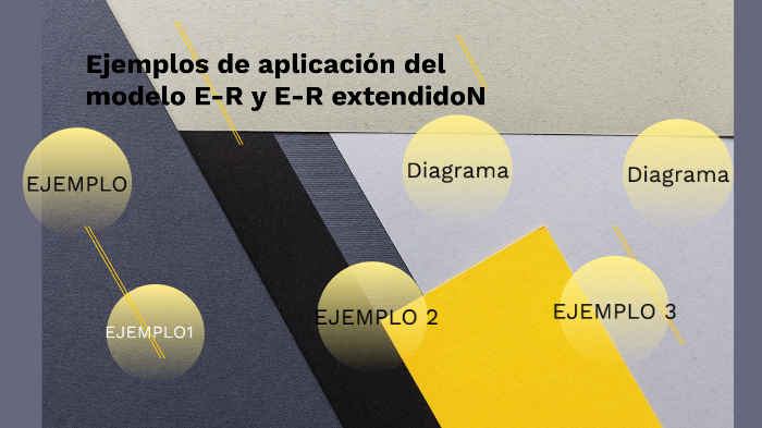Ejemplos de aplicación del modelo E-R y E-R extendido by Luis Alejandro Guzman Pineda on Prezi