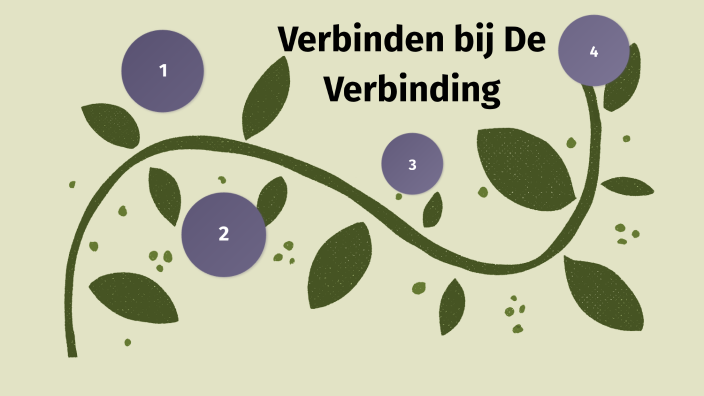 Verbinden binnen De Verbinding by Tamara Van der Wel on Prezi
