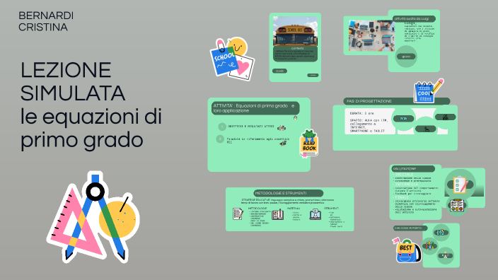 Lezione simulata su matematica by Cristina Bernardi on Prezi
