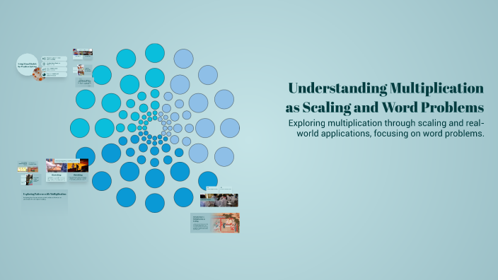 Understanding Multiplication as Scaling and Word Problems by Kari ...