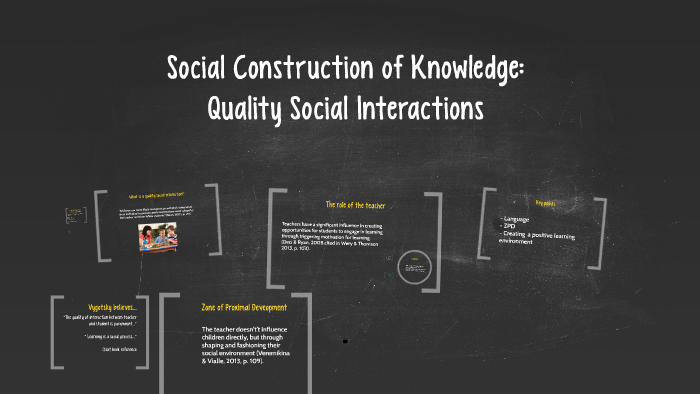 Social Construction of Knowledge: by on Prezi