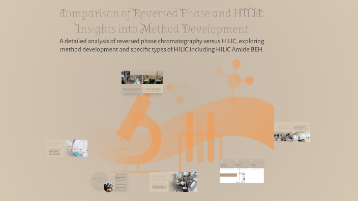 Comparison of Reversed Phase and HILIC: Insights into Method ...