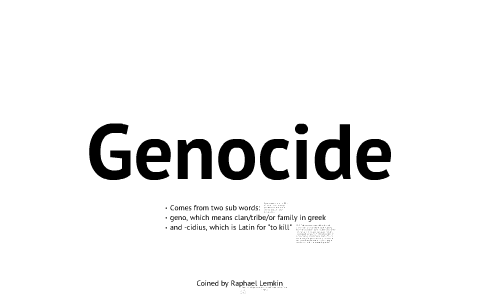 Genocide by Jared Rosenberger on Prezi