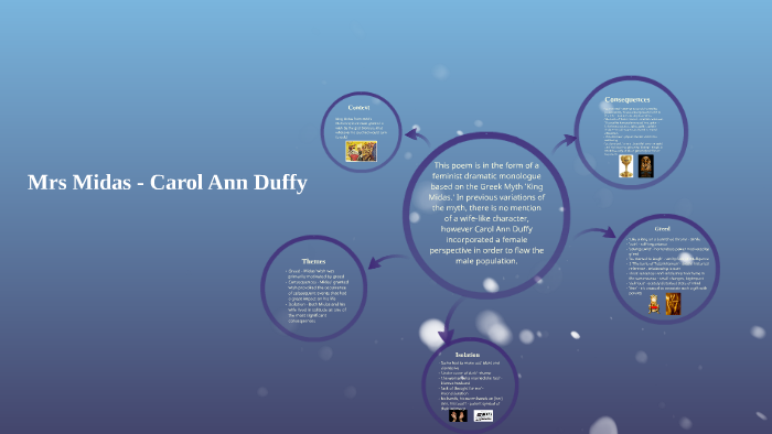 Mrs Midas - Carol Ann Duffy by Alicja Paczkowska on Prezi