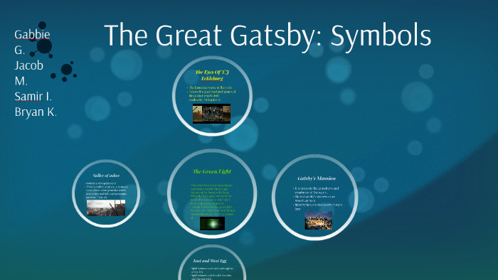 The Great Gatsby: Symbols by Bryan Knaper on Prezi