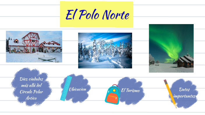 Plantilla De Sobre Del Polo Norte