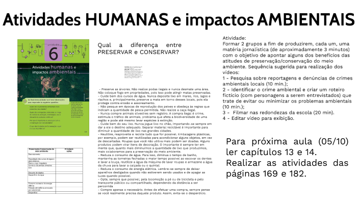 Atividades Humanas e impactos Ambientais by Marcelo Sieben on Prezi